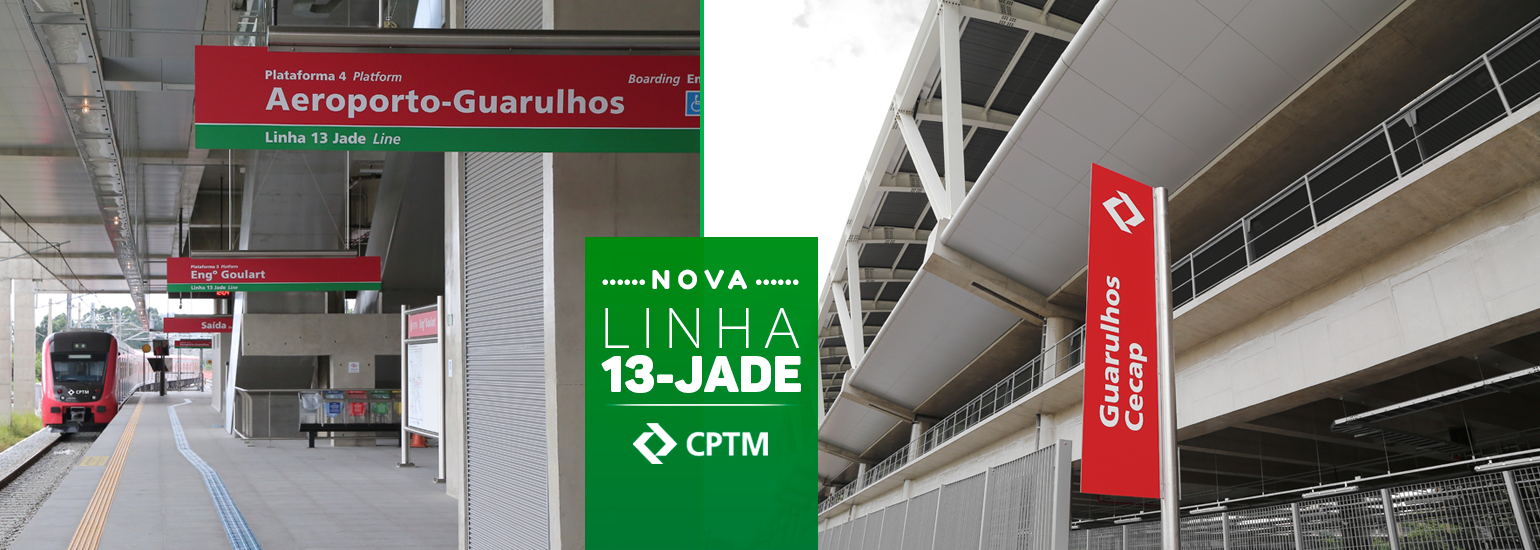 Alamys - LINHA 13-JADE DA CPTM ENTRA EM OPERAÇÃO